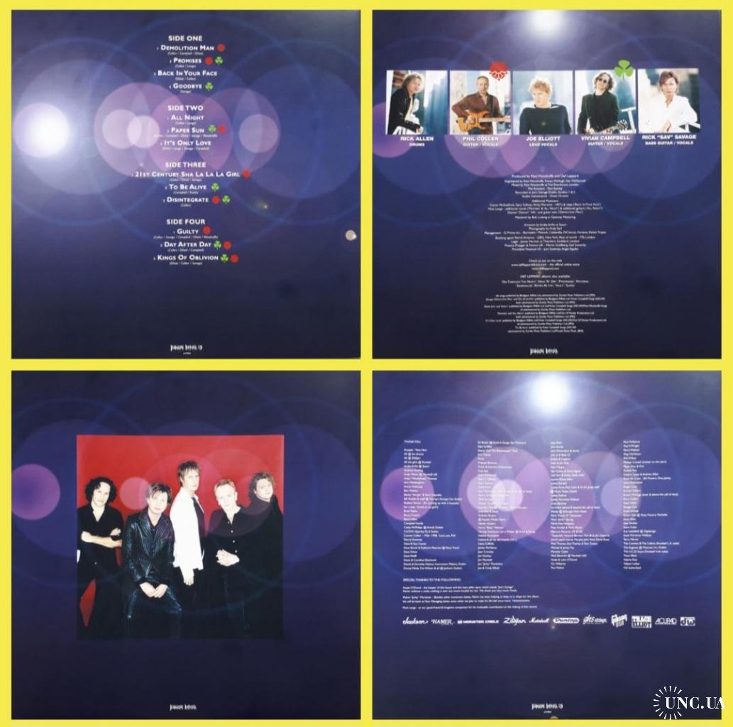 Def Leppard - Euphoria - 1999. (2LP). 12. Vinyl. Пластинки. Europe. S/S ...