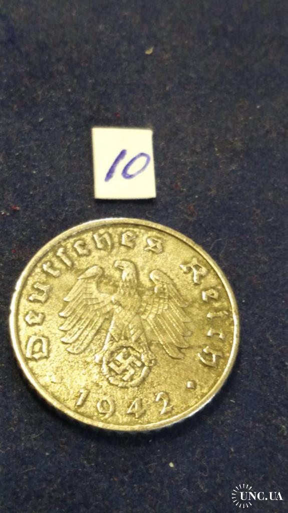 5 пфеннигов 1942 года. Третий рейх. Свастика. Оригинал! - 10 купить на ...