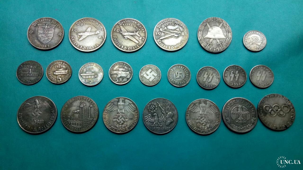 Гитлер. Третий Рейх. Германия. Монеты. купить на | Аукціон для ...