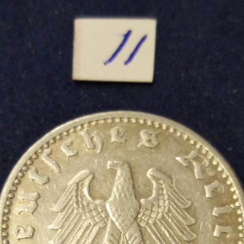 50 пфеннигов 1941 года. Третий рейх. Свастика. Оригинал! - 11. ЛЮКС ...