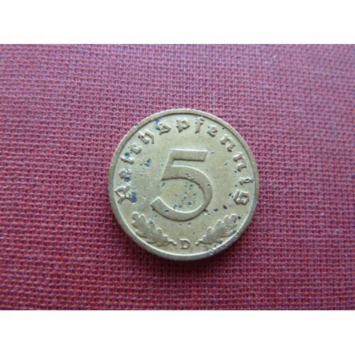 Германия 5 пфеннигов 1938г. Третий Рейх купить на | Аукціон для ...