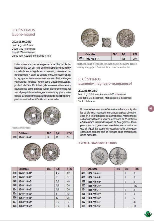 Catálogo enciclopédico de monedas de España, de la Peseta al Euro (1869 ...