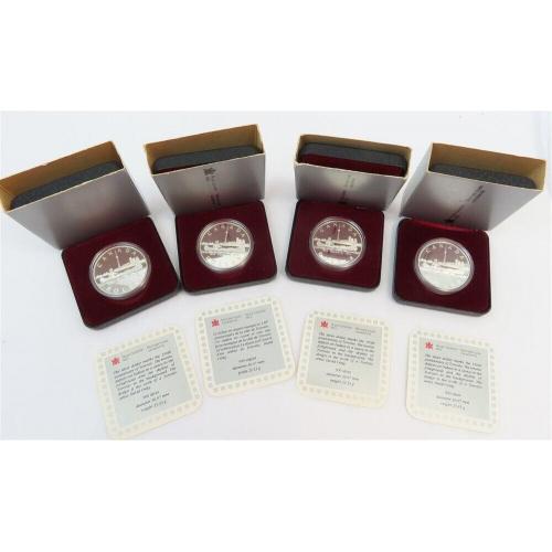 Цена за одну монету - Серебро - Канада 1 доллар 1984 г. (150-летие ...