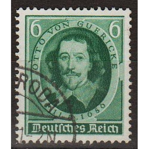 1936 - Рейх - 250 років смерті Герика Mi.608 _гаш купить на | Аукціон ...