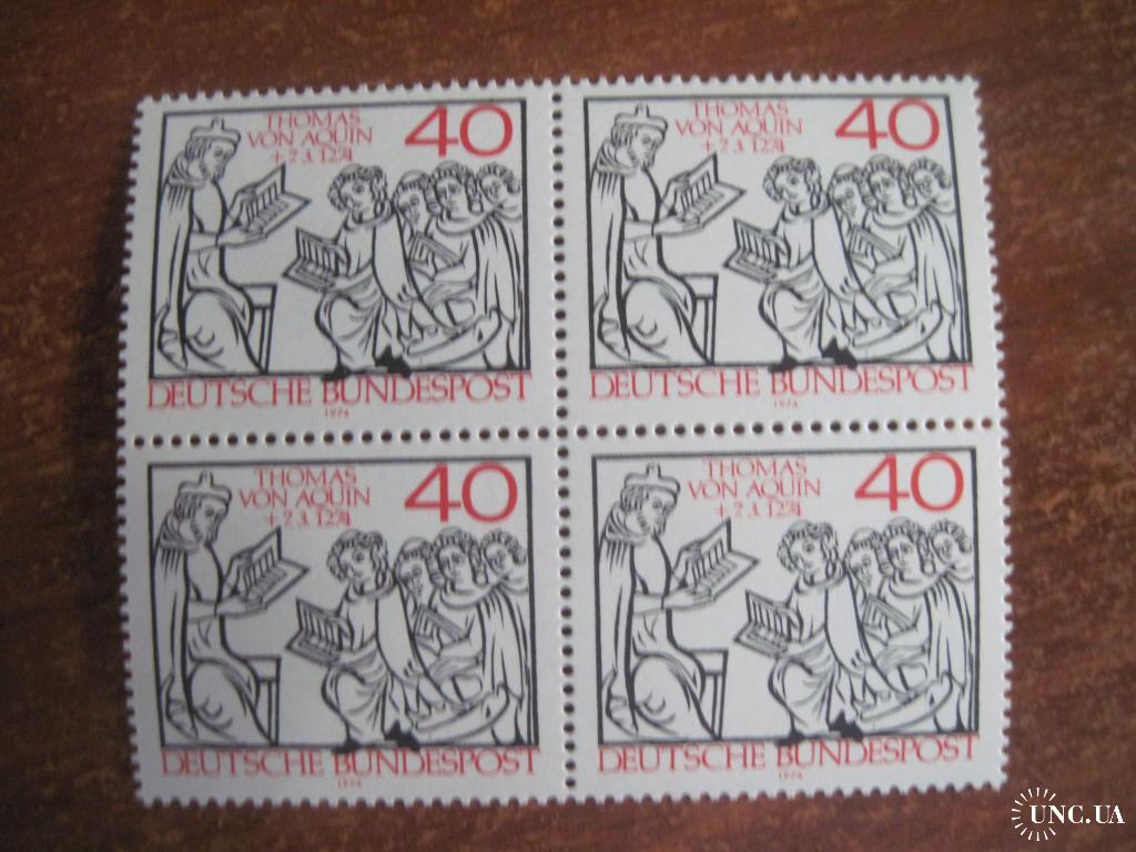 Германия ФРГ 1974 философ томас акуин ** купить на | Аукціон для ...