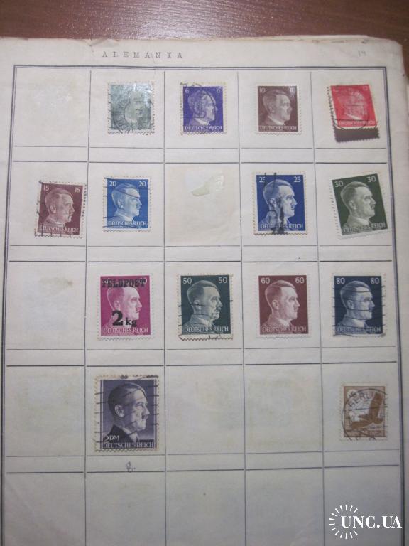 Германия Третий Рейх Гитлер стандарты полевая почта стандарты 14 шт MH ...